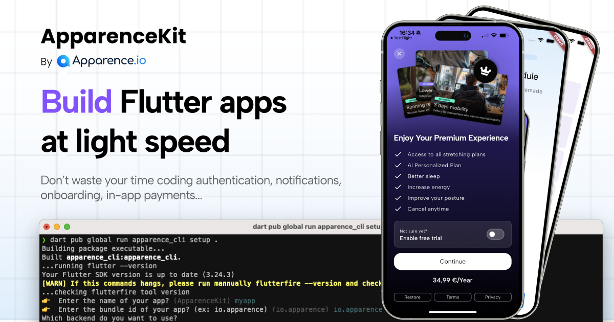 ApparenceKit flutter template | Rare Deals, Black Friday, Cyber Monday, Lifetime Deals, and more ...